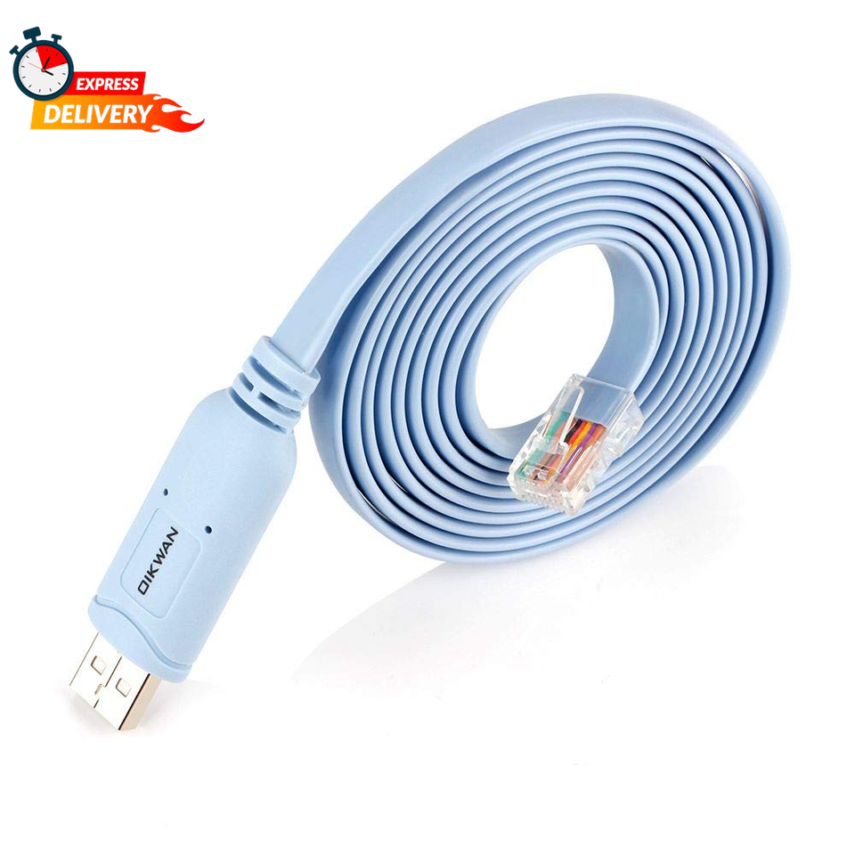 USB Cisco Console Cable, USB to RJ45 Console Cable Compatible with ...