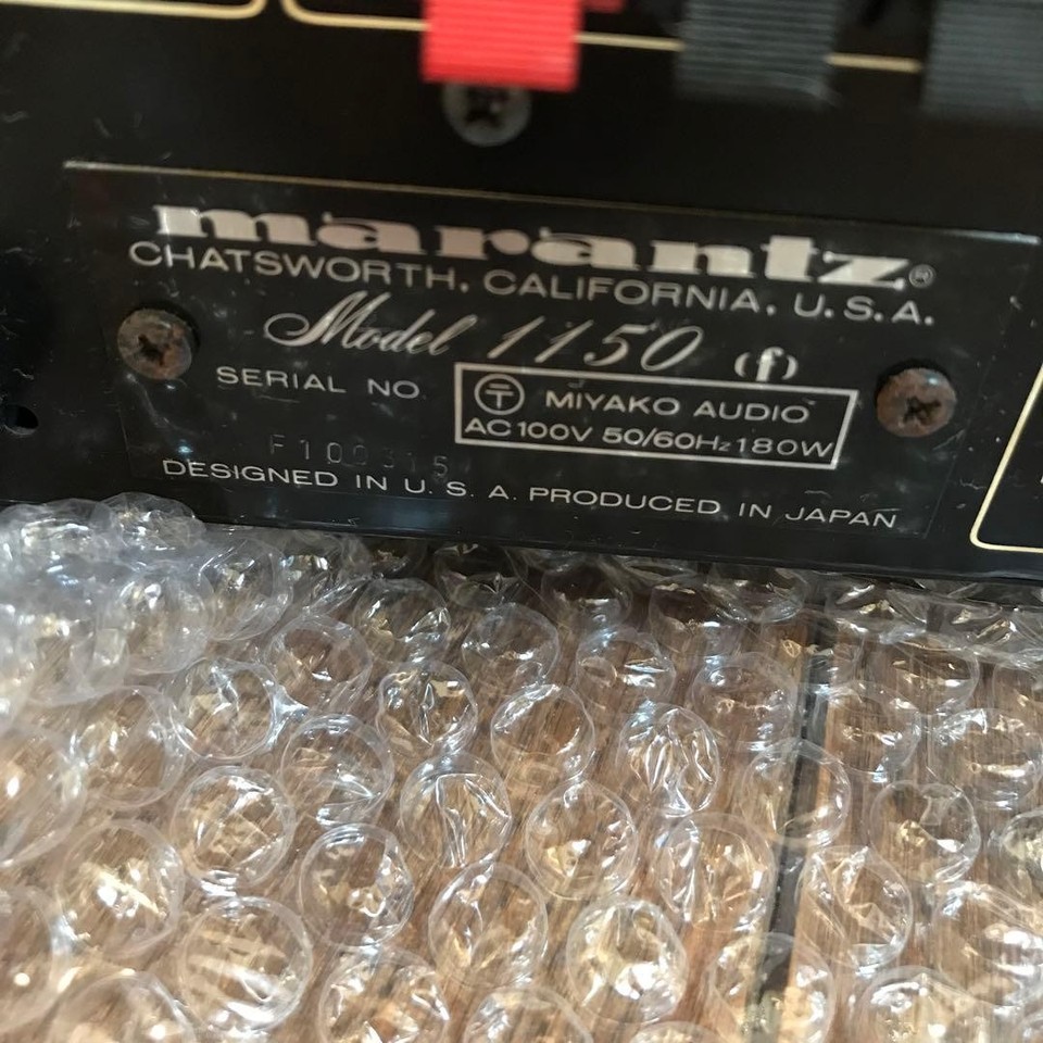 Marantz Model 1150 Mark Ii Vintage Integrated Amplifier Stereo Receiver ...