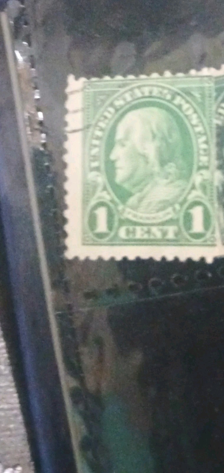 Benjamin Franklin Green One 1 Cent U.S. Postage Stamp | eBay