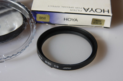 B50 CS - Bayonet Mount - Photo Filter - Hoya - Cross Screen 4X - NEW ...