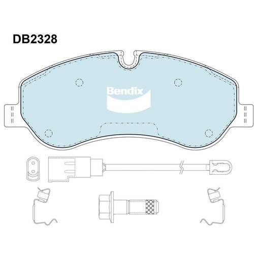 Bendix Heavy Duty Brake Pad Set Front DB2328 HD | eBay Australia