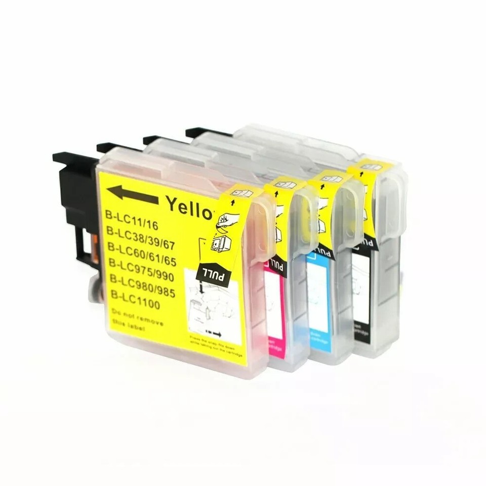 4 Pack LC61 XL Ink cartridge For Brother MFC-290C 295CN 495CW 490CW ...