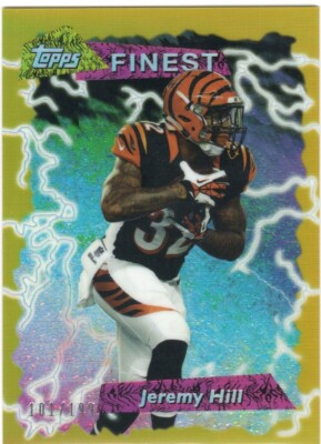 JEREMY HILL 2015 TOPPS FINEST '95 FINEST GOLD REFRACTOR /199 CINCINNATI ...