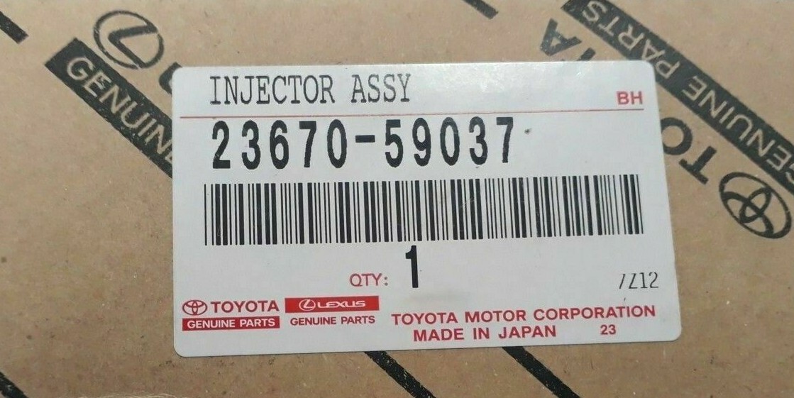 Genuine Toyota Land Cruiser 200 V8 Diesel Fuel Injector Nozzles 23670 ...