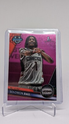 Solomon Ball 2023-24 Bowman University Chrome Basketball Fuschia #/150 ...