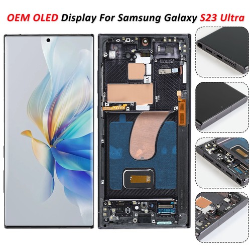 OEM AMOLED For Samsung S23 Ultra S918U LCD Touch Screen Replacement ...