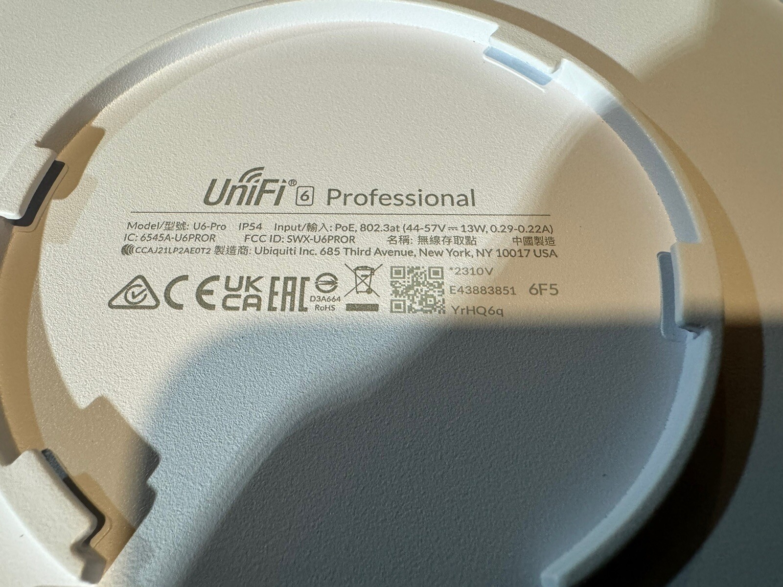 Ubiquiti UniFi U6 Pro 4.8Gbps Wi-Fi PoE | Grelly USA