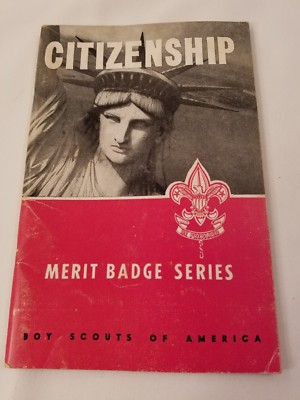 Boy Scout BSA CITIZENSHIP 1957 Merit Badge Series Pamphlet Book TM | eBay