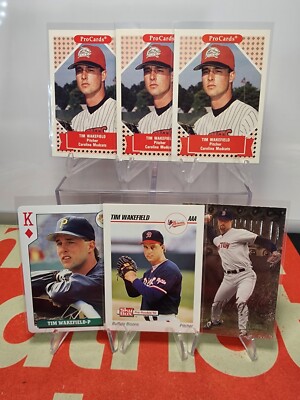 (21) Card lot Tim Wakefield Pre- rookie minor league and pro cards | eBay