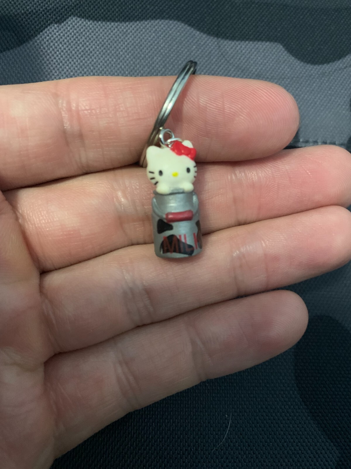 Sanrio Hello Kitty Cow Milk Jug Mini Keychain | eBay