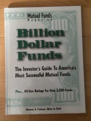 Mutual Funds Magazine Billion Dollar Funds Investing Hardcover Norman G ...