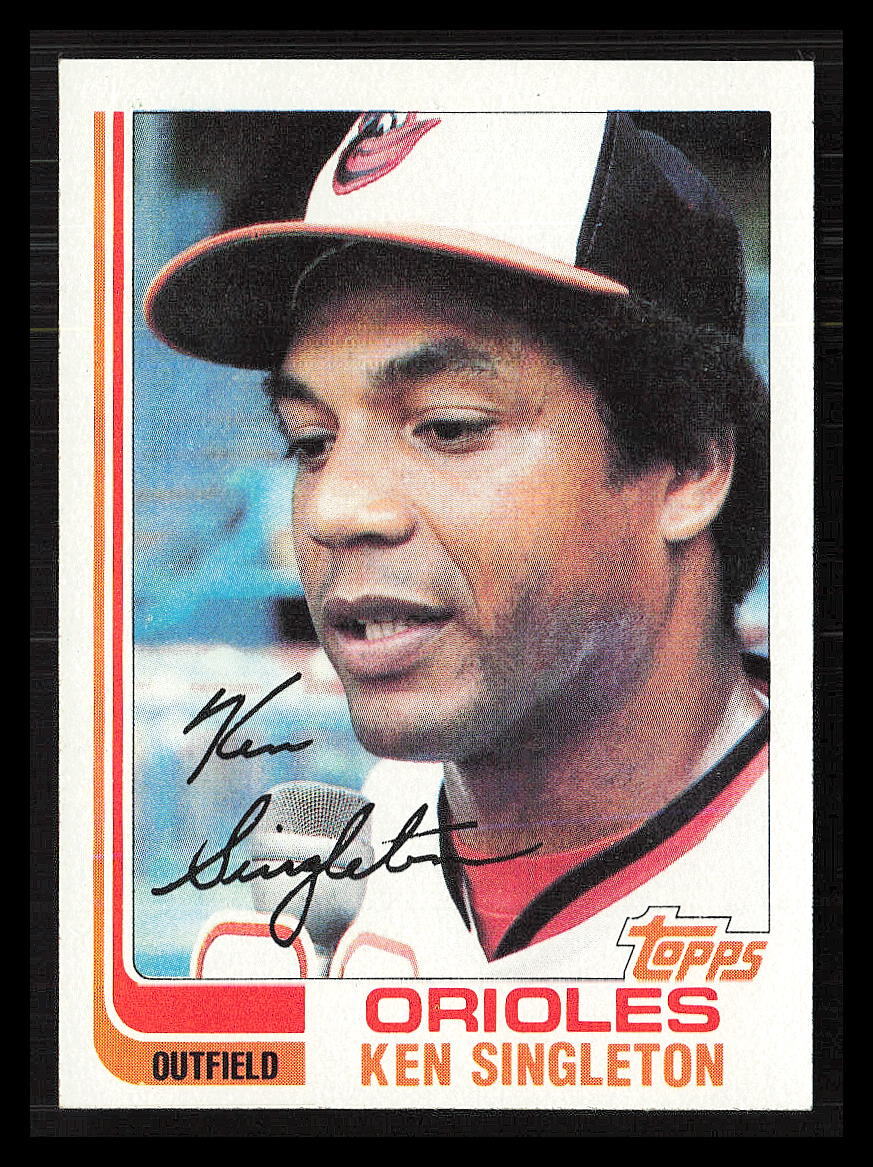 Ken Singleton 1982 Topps #290 Baltimore Orioles | eBay