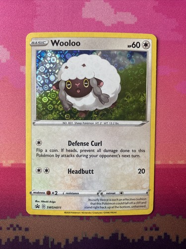 Pokemon Card Wooloo SWSH011 Black Star Promo General Mills Near Mint | eBay