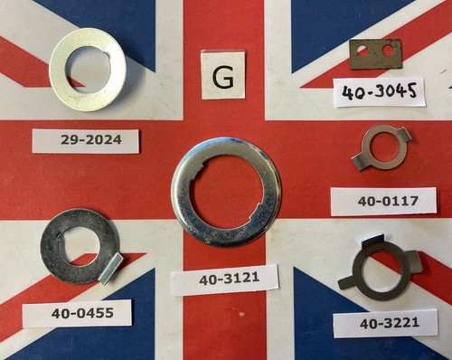 BSA TAB WASHER SET C15 B40 STAR 29-2024 40-0117 40-3121 40-0455 40-3221 ...