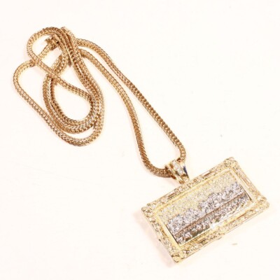 Men's The Last Supper Jesus Hip Hop Chain 36" Inch Franco Gold tone | eBay