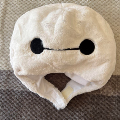 Tokyo Disney Resort Baymax Big Hero 6 Fluffy Plush Hat Cap Headband NWT ...