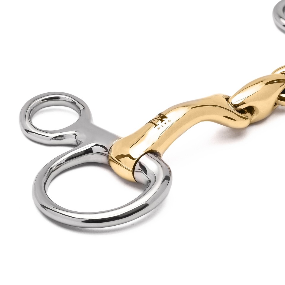 NY TACK 5" Baucher German Silver Jointed Lozenge Mouth Snaffle Horse ...