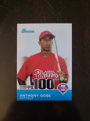 2010 Bowman Anthony Gose RC Topps 100 Insert #TP90 Philadelphia ...