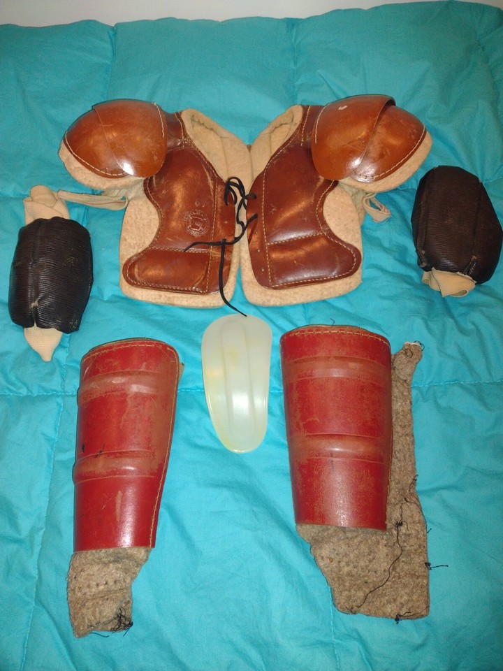 1900s Youth Kids Warrior Chest Protector ++ leg & elbo Guards Hockey ...