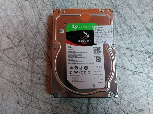 Seagate Iron Wolf ST6000VN0033 6TB 3.5" SATA Hard Drive | eBay