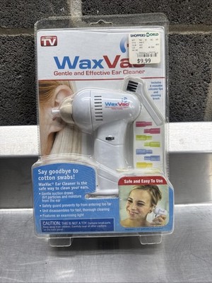 BRAND NEW WaxVac Ear Cleaner Battery Operated Wax Remover Vacuum As ...