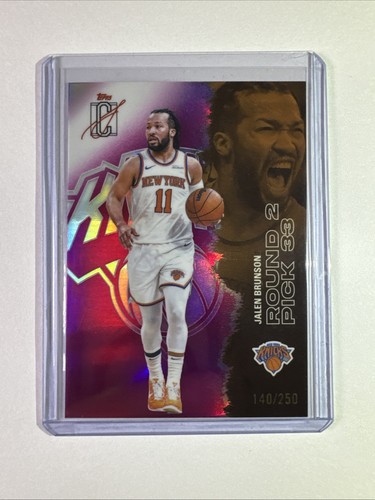 2025-26 Topps Signature Class NBA Jalen Brunson Chrome Magenta ...