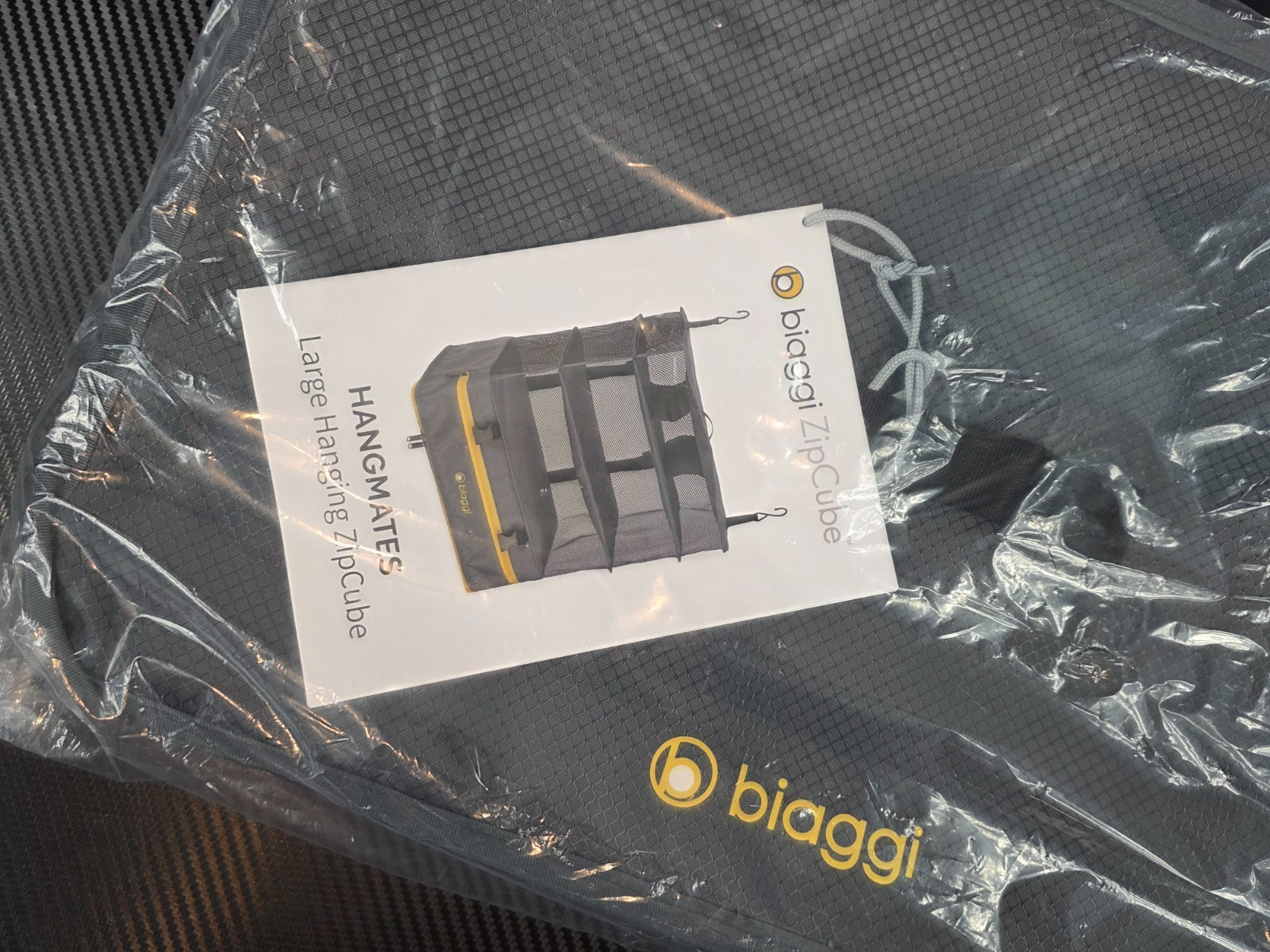 Hangmates Hanging Zipcube 3 Tiered Large Hanging Shelf Cube Grey 630266 ...