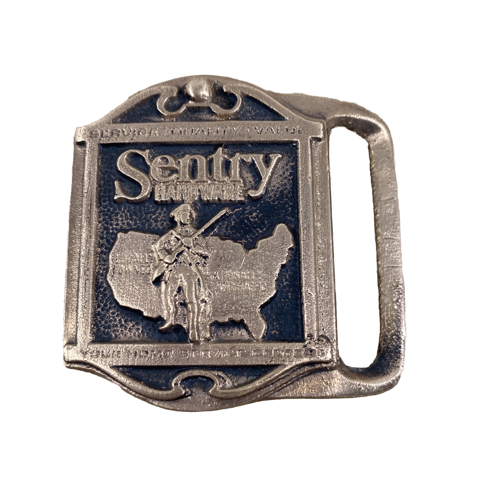 Vintage Tech Ether SENTRY HARDWARE Solid Brass Belt B… - Gem