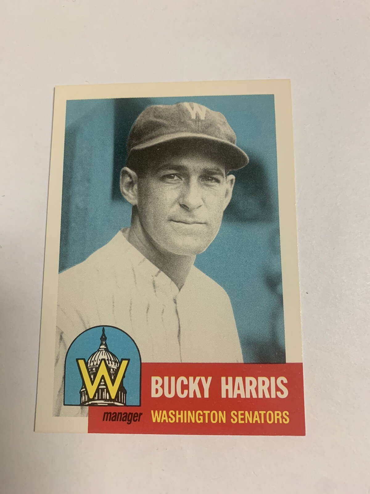 1991 Topps 1953 Archive Bucky Harris Washington Senators REPRINT | eBay
