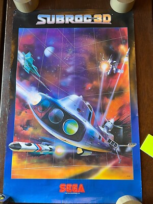 Sega Subroc 3D arcade poster - 23" x 35" | eBay