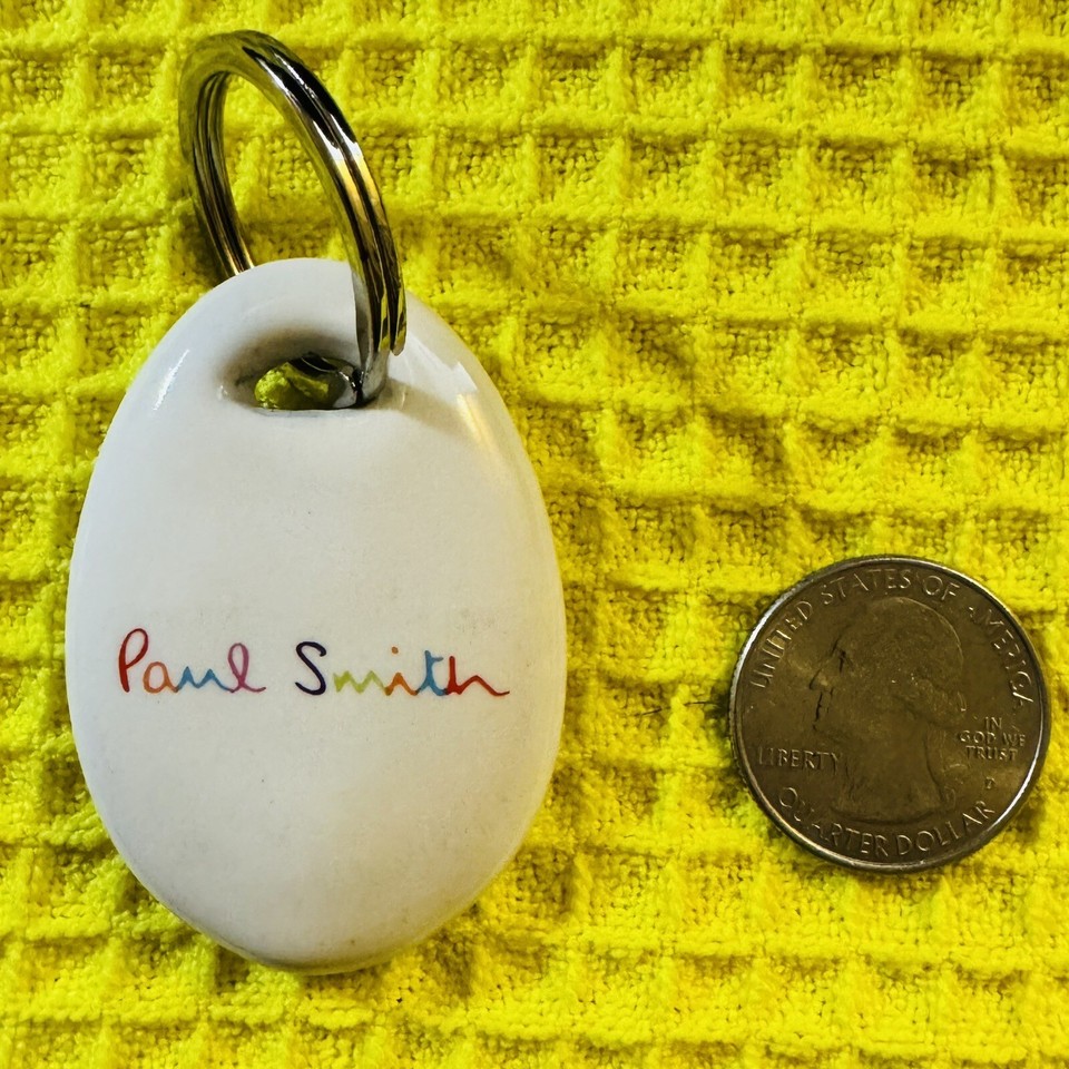 ⚡RARE⚡ PAUL SMITH Pin-Up Girl Keyring White Porcelain Keychain | eBay