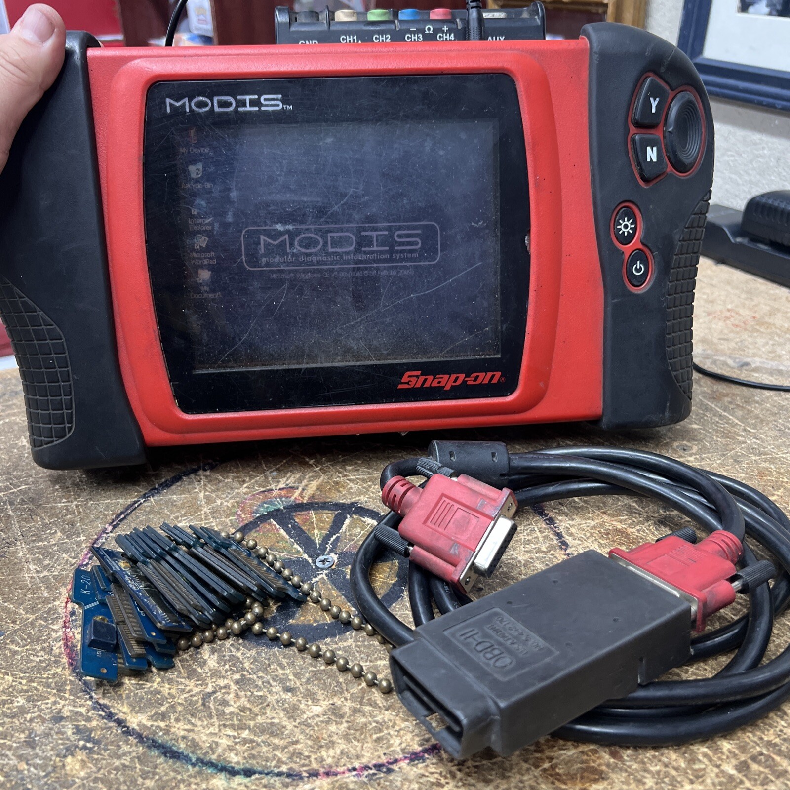 Snap-on Modis EEMS300 Automotive Diagnostic Scanner Tool w/18 Keys | eBay