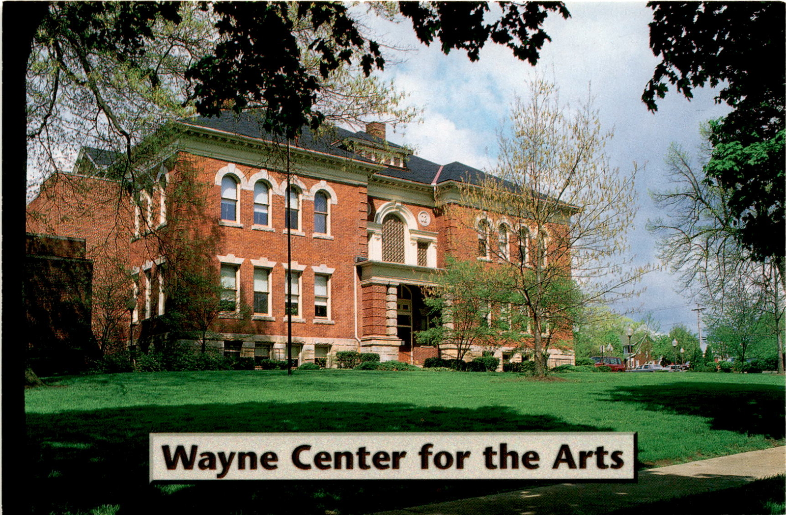 Vintage postcard of Wayne Center for the Arts, Wooster, Ohio. | eBay