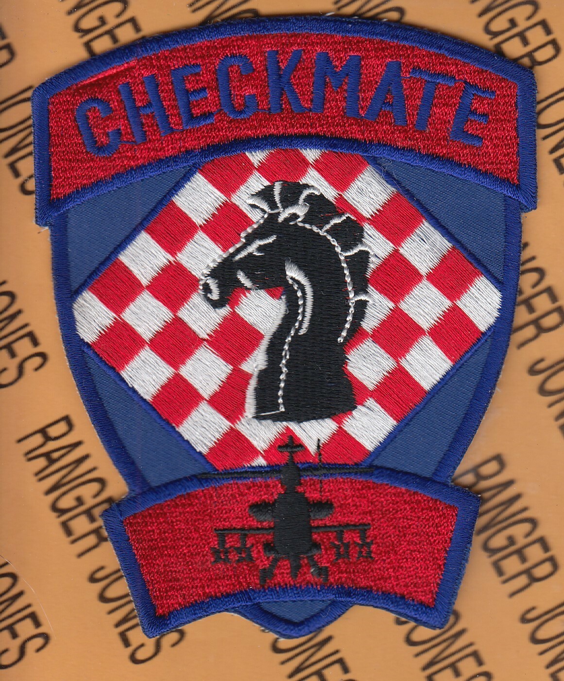 C Troop 3rd Sq. 6th Air Cavalry Brigade Aviation CHECKMATE 4.5" patch c ...