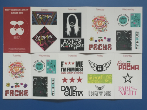 * IBIZA 2015 * 22 PACHA Sticker Set Booklet * new * Promotion | eBay UK