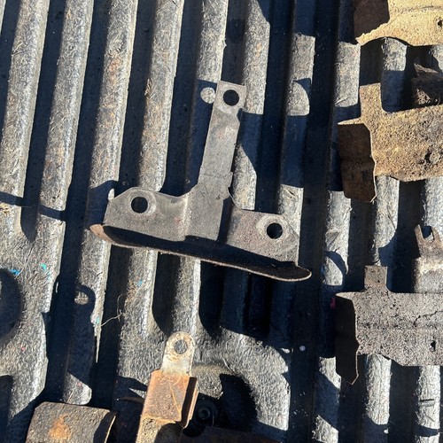 Small Block Chevy Chevrolet Exhaust Manifold Spark Plug heat shield LOT ...