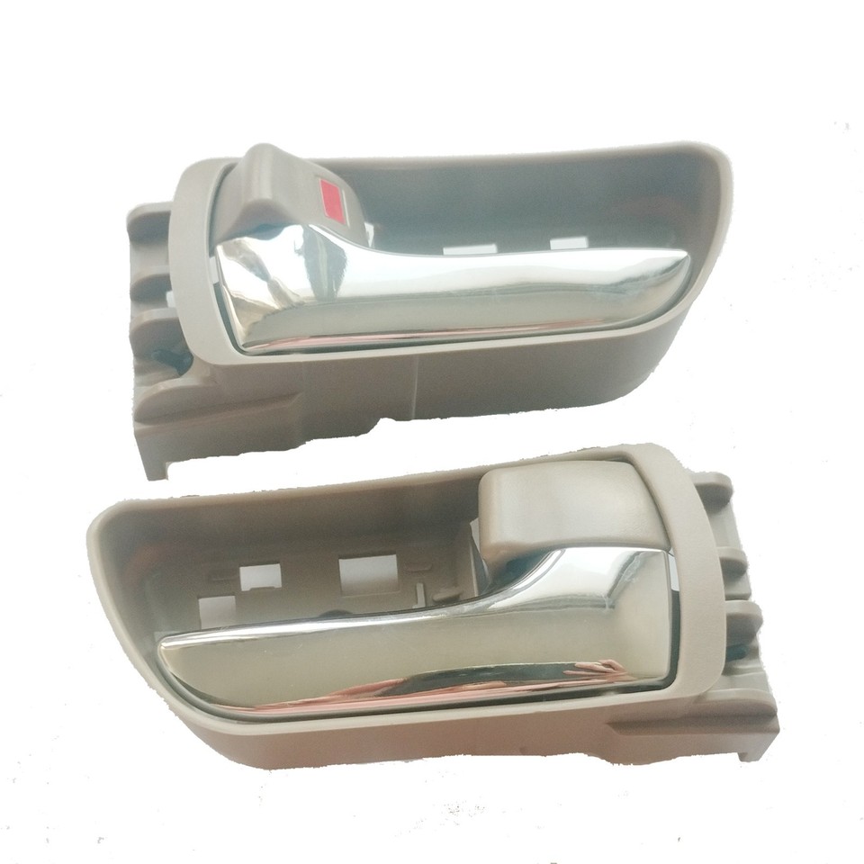 Fit 04-10 Toyota Sienna Inside Beige Chrome Front Rear Left Right Door ...