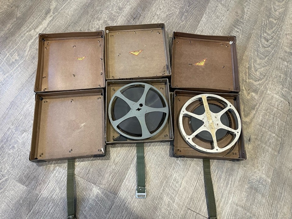 1952 Japan 16mm Movie Film Reel 3 Shipping Case Fiberboard Neumade | eBay
