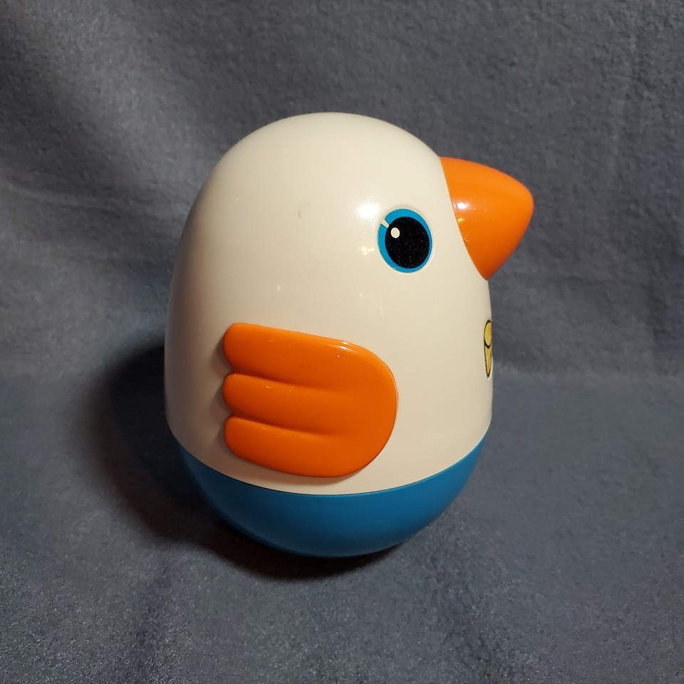 Vintage Playschool Chime Penguin Bird Roly Poly Weeble Duck Toddle Toy ...