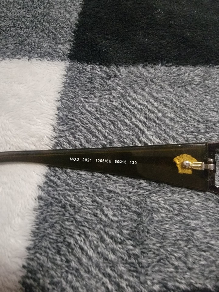 Versace Mod. 2021 1006/6U Brown Frame Sunglasses | eBay