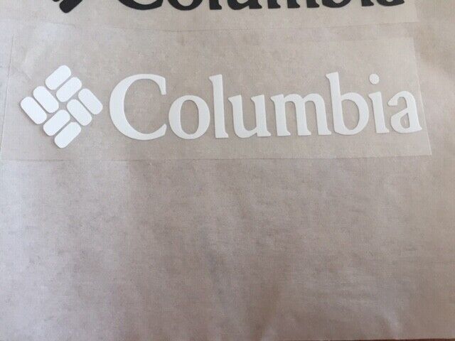 COLUMBIA PATCH FLOCAGE PUBLICITAIRE-13.5 CM PAR 2.5/3 CM | eBay