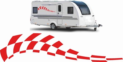 2x Wohnwagen Aufkleber Wohnmobil Autoaufkleber Caravan Sticker 120cm ...