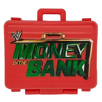 WWE Red Money In The Bank Briefcase Accessory Mattel CHASE Figure ...