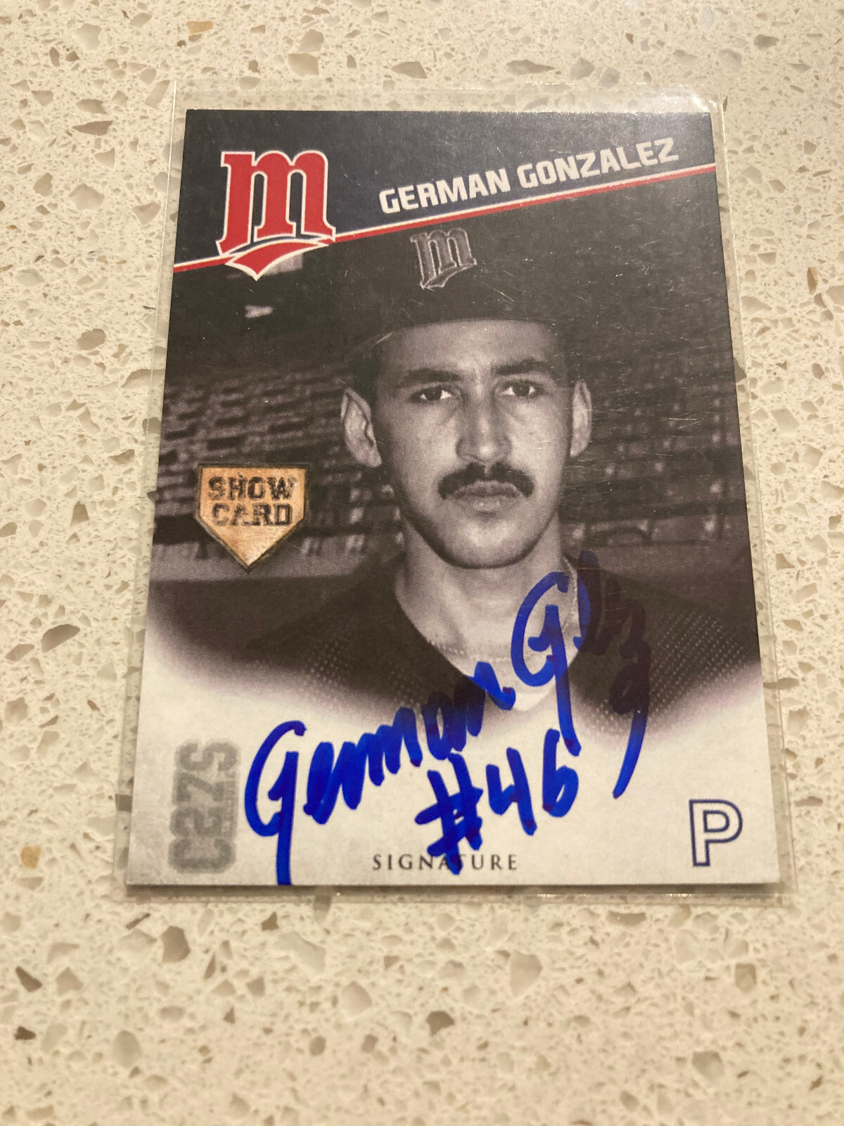 German Gonzalez Autograph Rare Minnesota Twins | eBay
