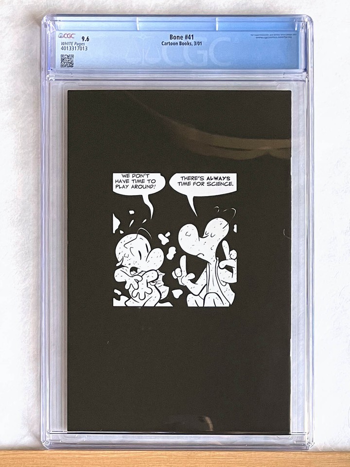 BONE #41 : CGC 9.6 NM+ : 1st Print, 2001 Cartoon Books, Jeff Smith | eBay