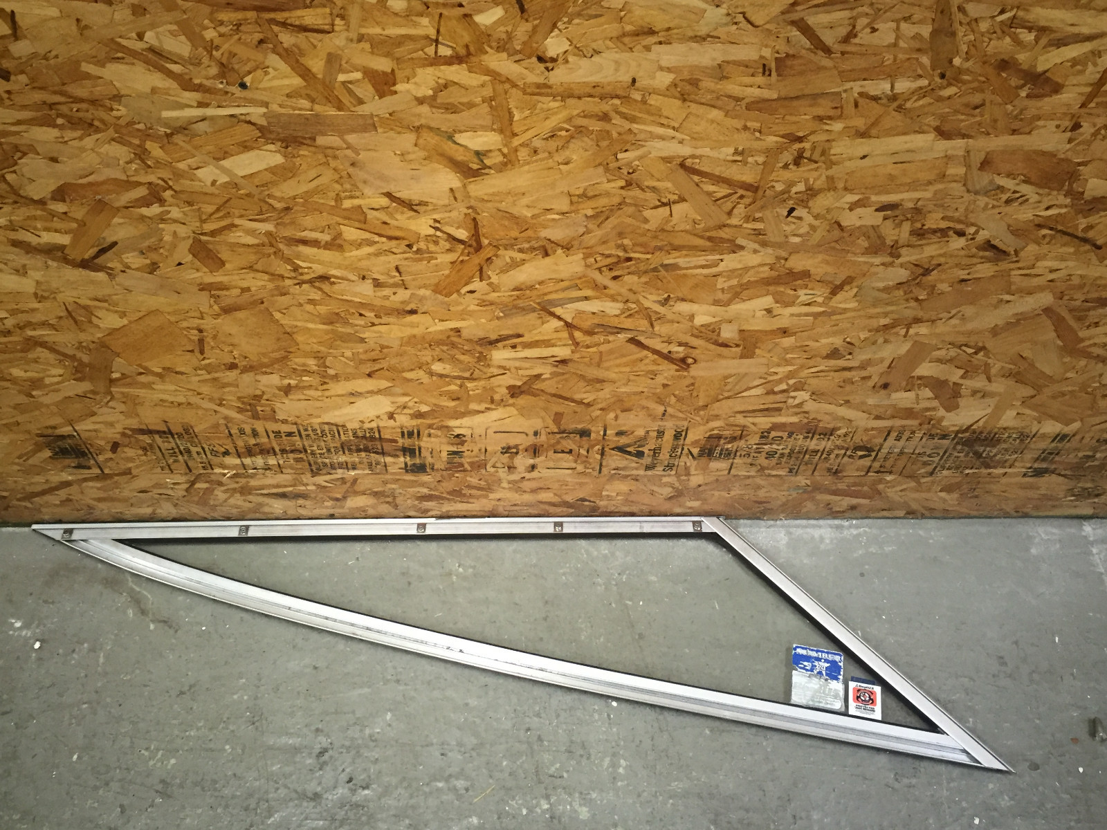 1998 Four Winns Sundowner 205 Marine Boat Front Right Side Windshield ...