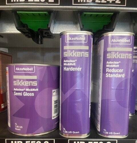 Akzo Nobel Sikkens Autoclear Mix&Matt Low Gloss Clearcoat Qt Set 546431 ...