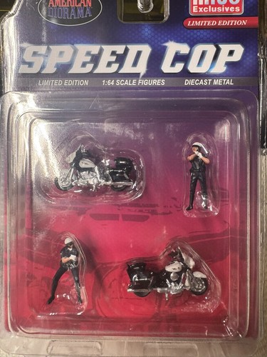 American Diorama Mijo Exclusive Speed Cop Set of 2 Figures & 2 ...