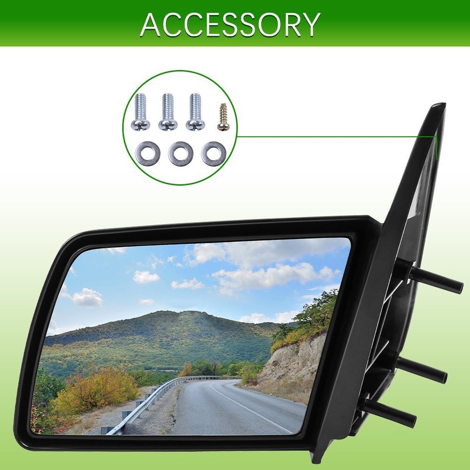 Manual Side Mirrors Pair Set Left LH & Right RH For 88-98 GMC Chevy ...