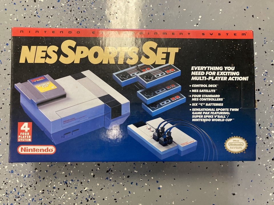 Nintendo Entertainment System NES Sports Set CIB Console Complete Box ...